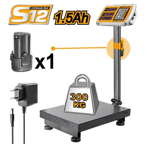 INGCO Lithium Ion Cordless Battery Operated Weighing Scale, 49% OFF