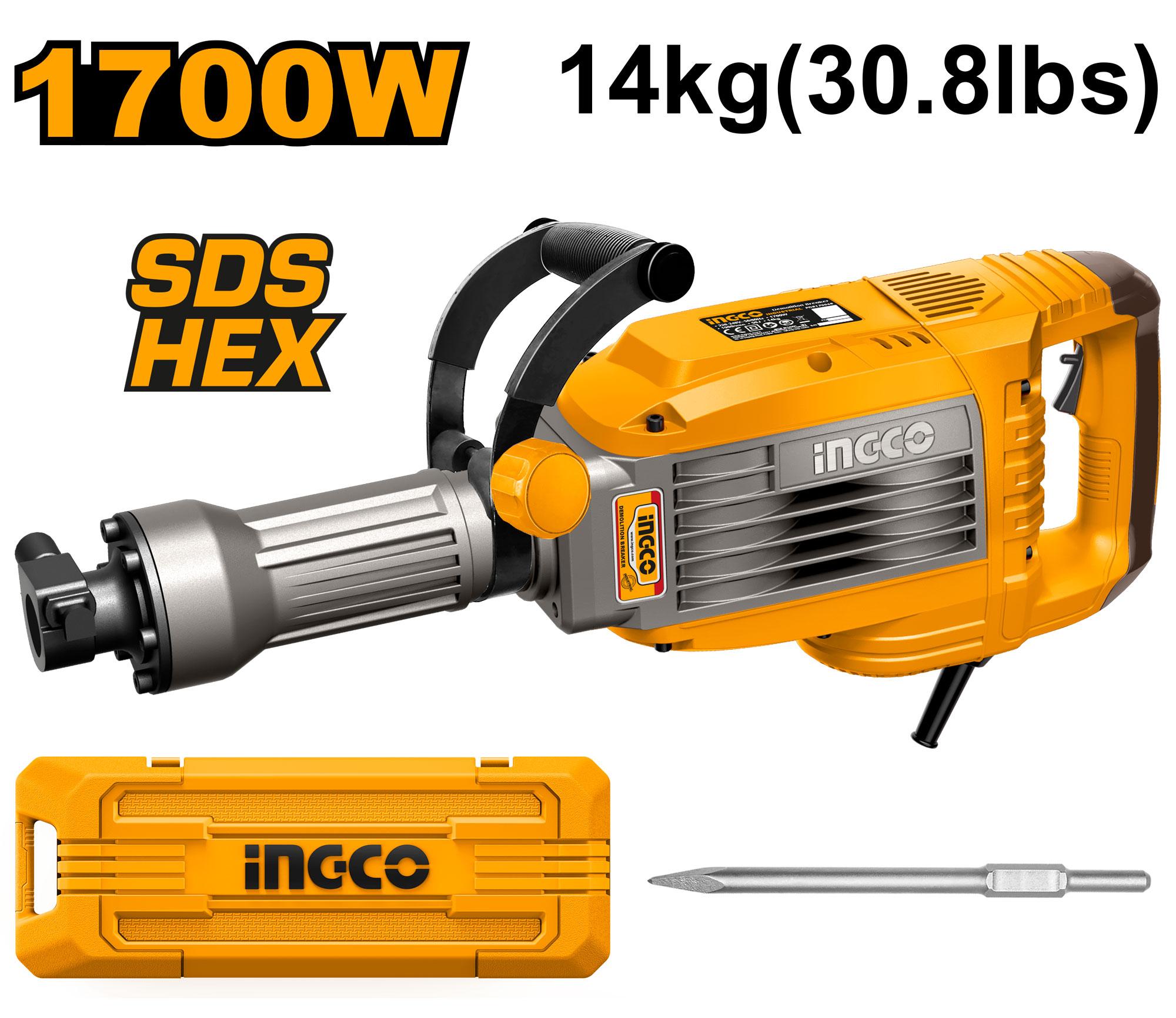 Power Tools Demolition breaker PDB170068 INGCO Tunisia